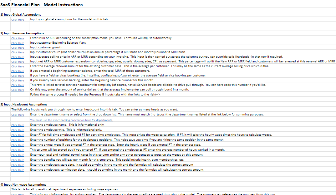 Download a SaaS Financial Model - Contract Sent