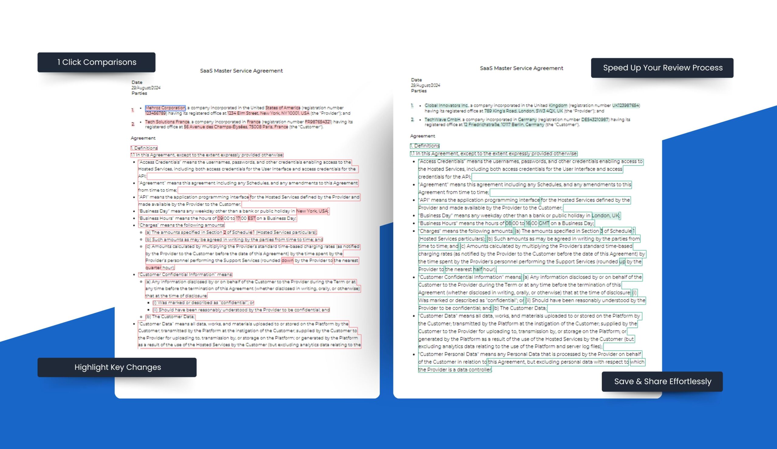 Contract Comparison Tool