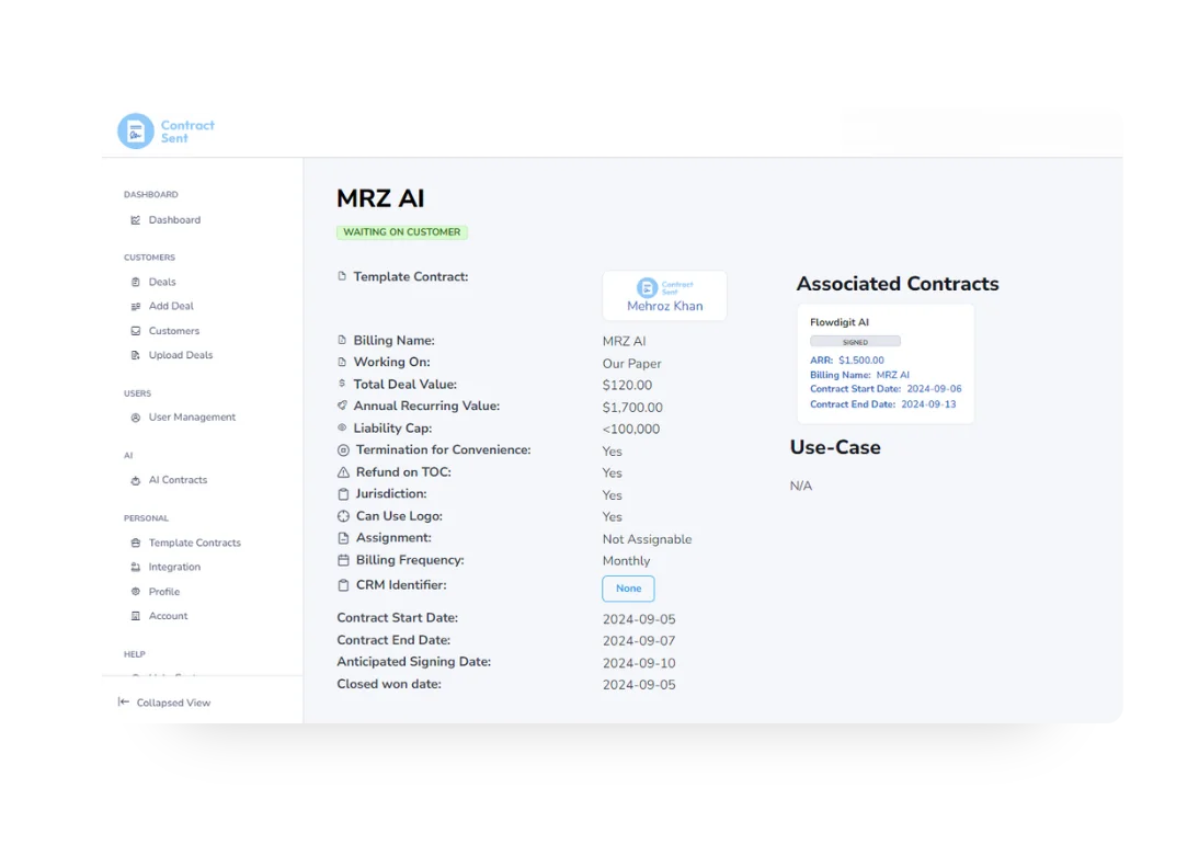 Contract Data Extraction